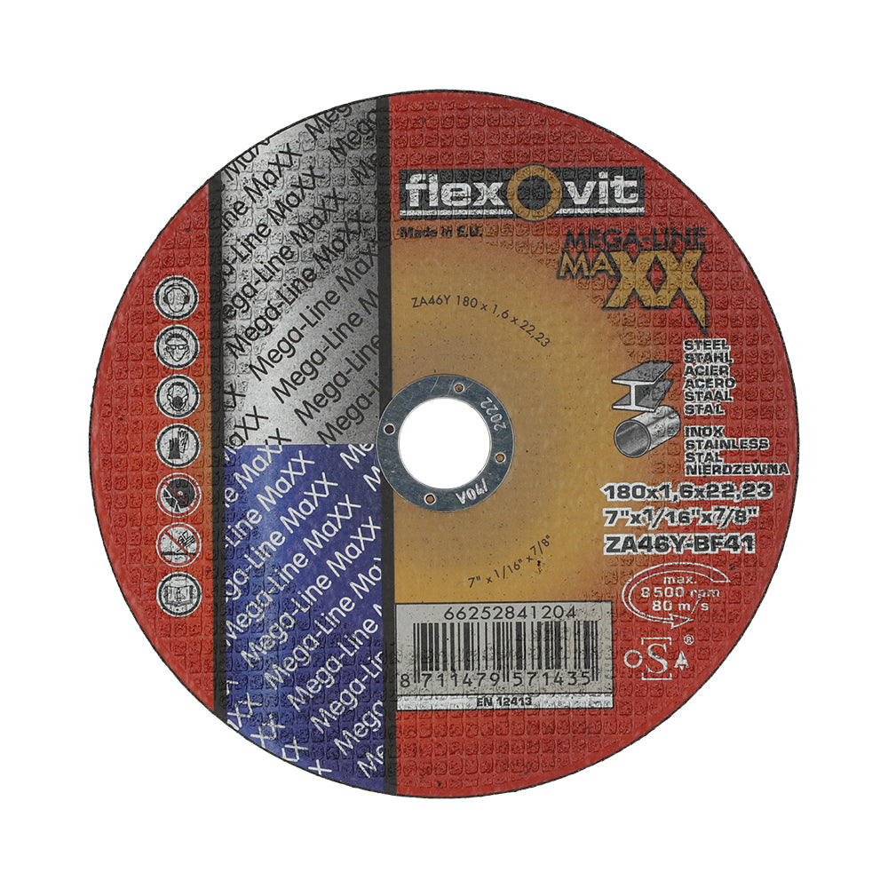 FlexOvit Megaline Maxx 180mm x 1.6mm x 22.23mm – DW Tool Shop