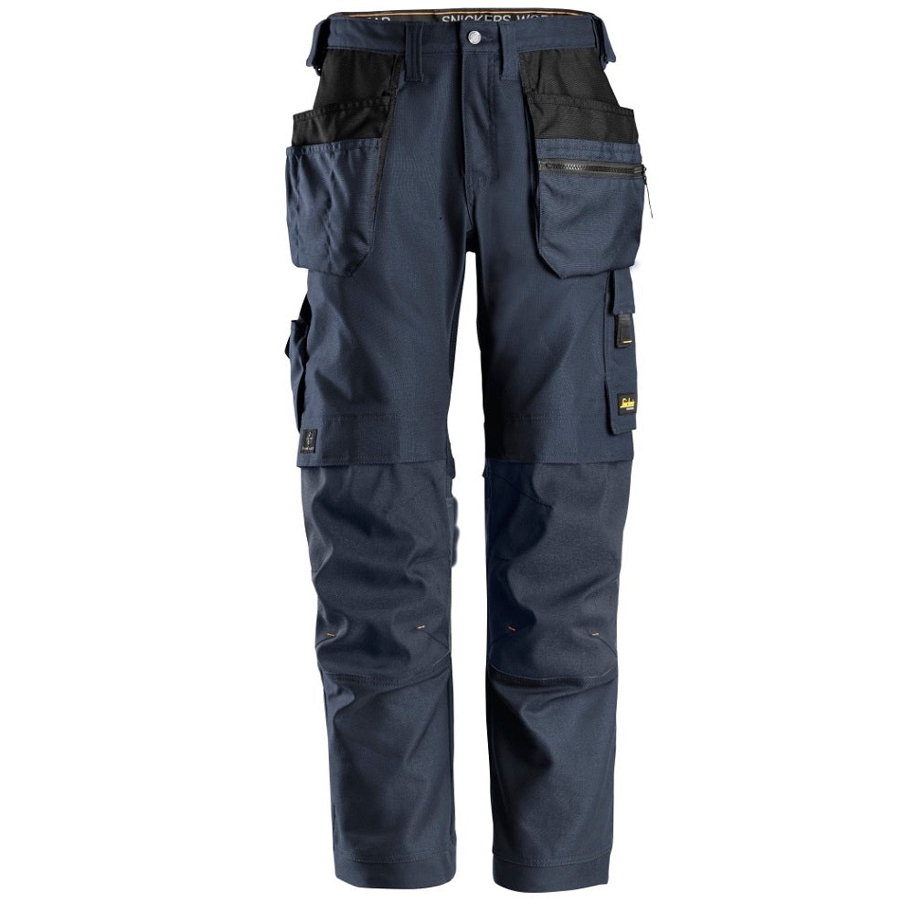 Snickers 6224 AllroundWork Canvas+ Stretch Work Trousers+ Hoslter Pock ...